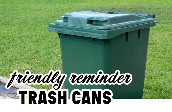 Trash Collection Schedule/Yard Waste Reminder - Kirkpatrick Farms